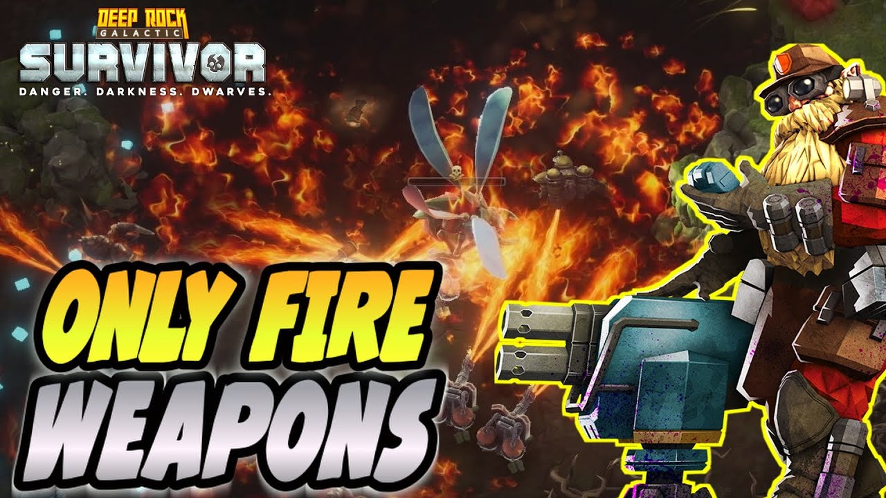 Pyro Build Covers Everything In Fire | Deep Rock Galactic Survivor ...