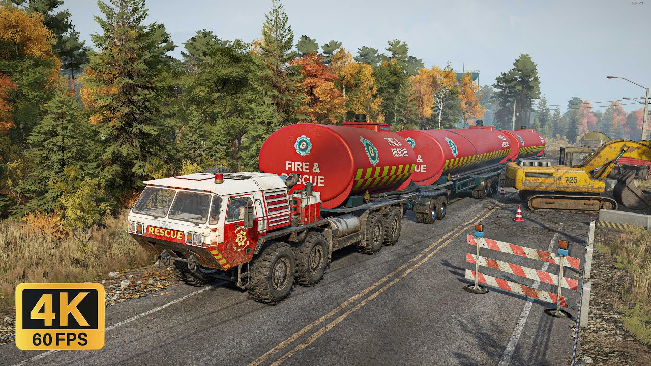 "Water Road Train" - Derry Special 15c-177 - SnowRunner 4k (No ...