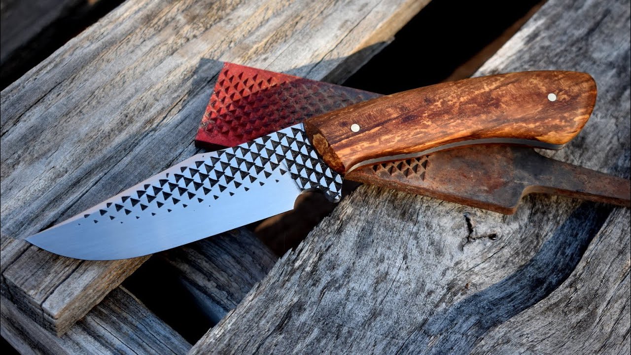 Knife Making: Turning a rusty rasp into a gorgeous knife! - YouTube