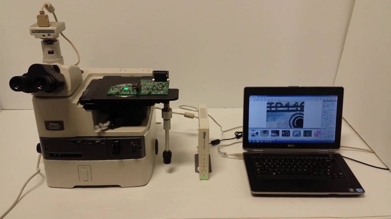 Nikon Eclipse MA200 Inverted Metallurgical Metallographic Microscope BF DF DIC [BOSTONIND ...