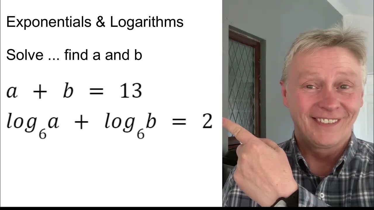 Exponentials and Logarithms - A level maths year 1 - YouTube