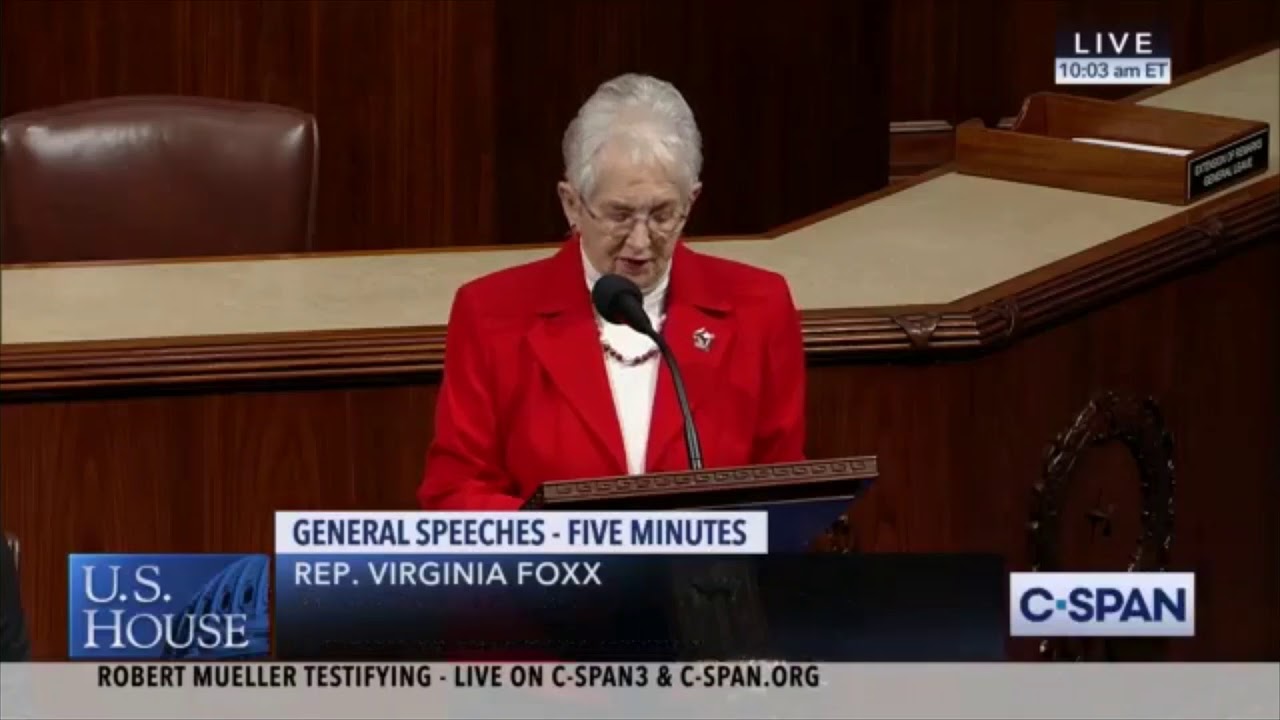 Rep. Virginia Foxx - Congratulating Region IX of the NC Delta Kappa ...