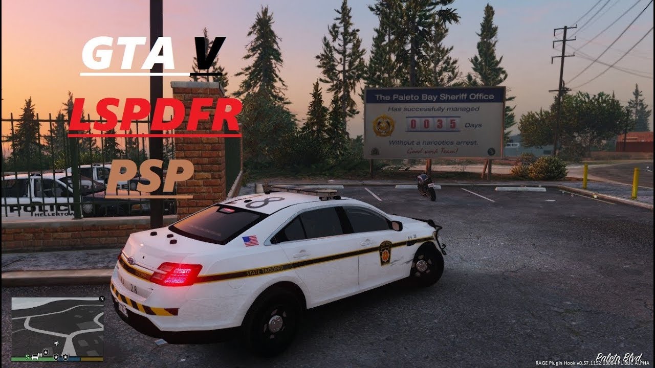 Gta 5 (LSPDFR) Pennsylvania State Police Ford Taurus Patrol PSP Day 3 ...