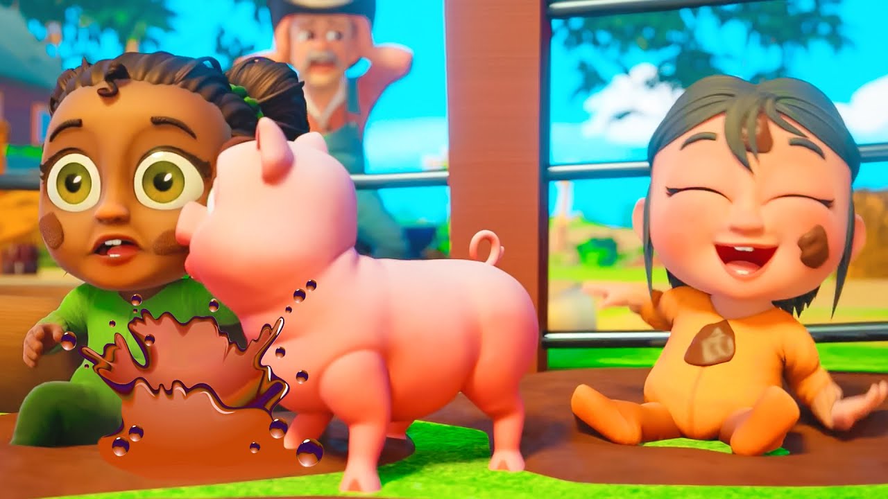 Moo Cow Baby Animals | Nookaboos Kids Songs - YouTube