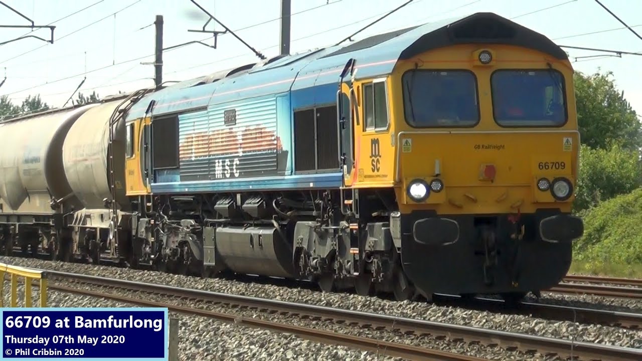66709 at Bamfurlong - 07th May 2020 - YouTube