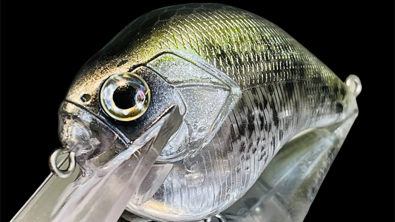 Lure Painting: Transparent Ghost Crappie using Insane Custom Stencils ...