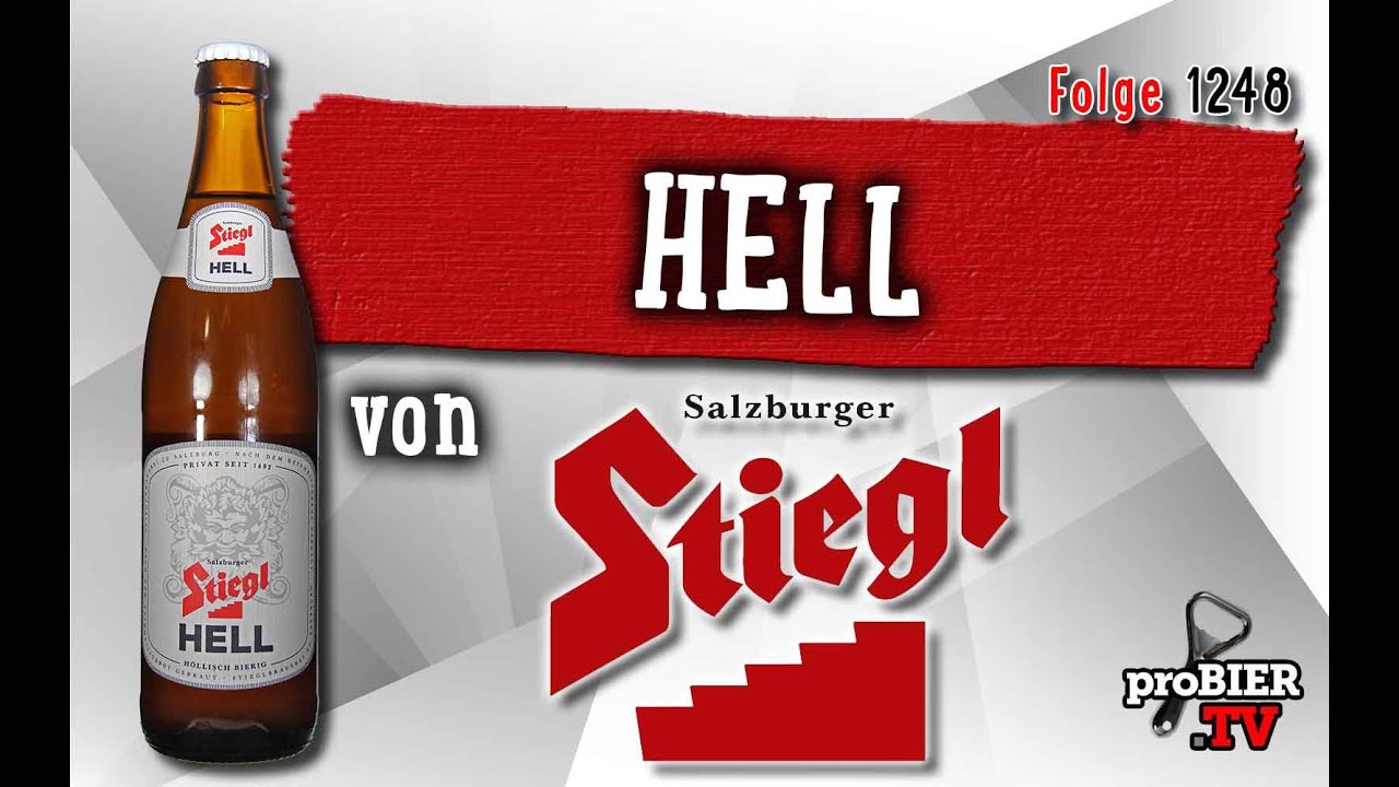 Hell von Stiegl | proBIER.TV - Craft Beer Review #1248 [4K] - YouTube
