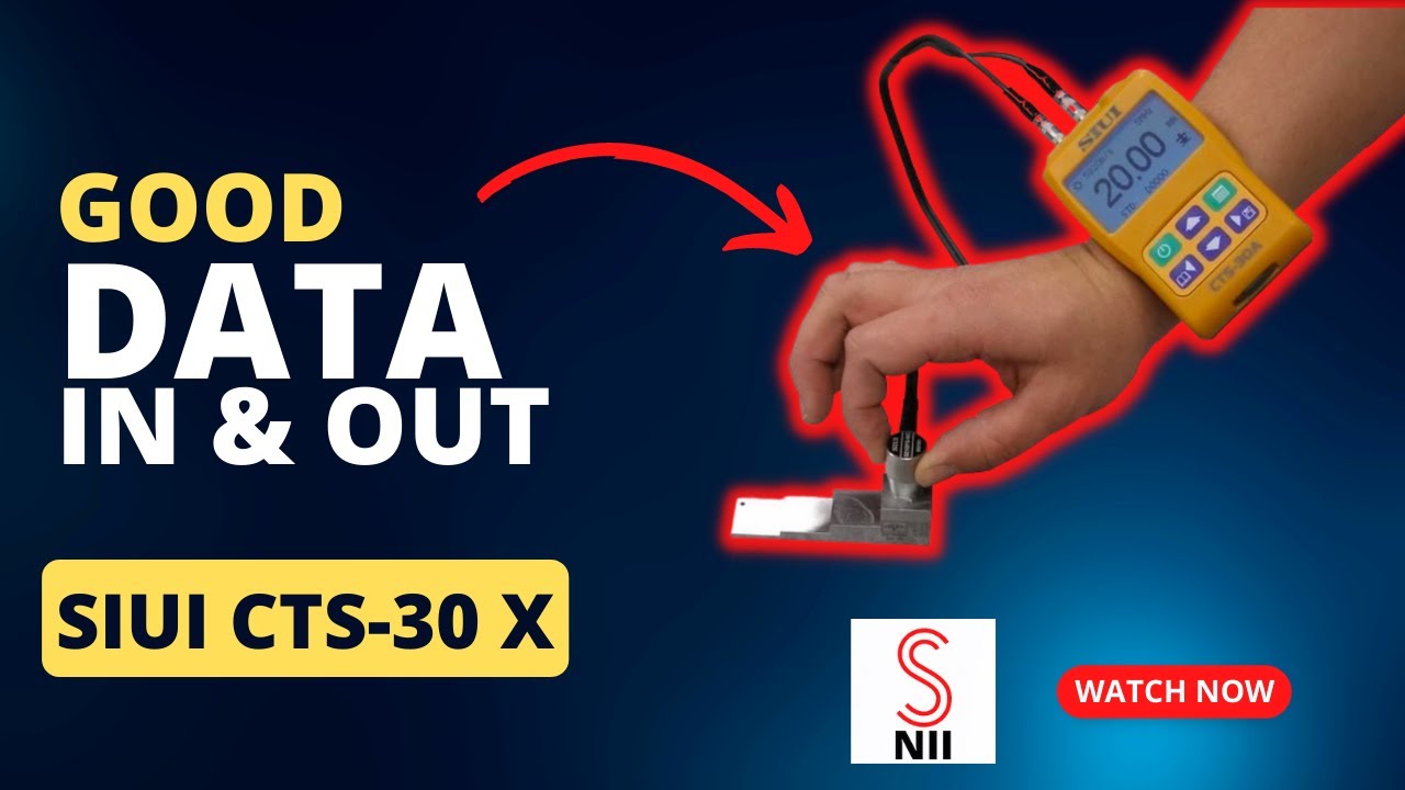 Ultrasonic Thickness Testing: CTS 30 Good Data In & Out - YouTube