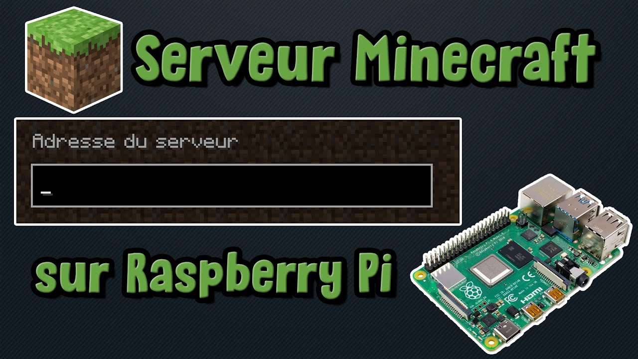 INSTALLER UN SERVEUR MINECRAFT SUR RASPBERRY PI - YouTube
