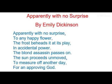 Apparently with No Surprise by Emily Dickinson ( Explanation in ਪੰਜਾਬੀ ...