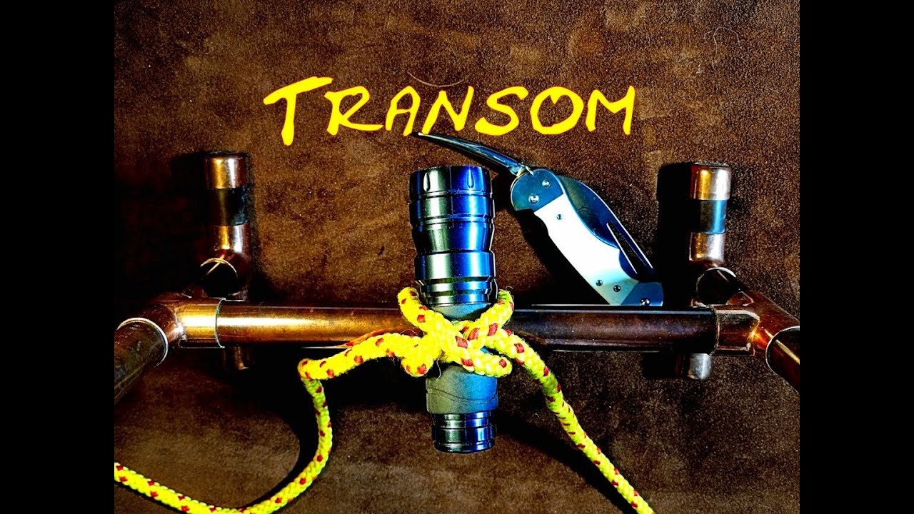 Transom Knot for Seizing and Lashing Objects at Right Angles How to Tie ...