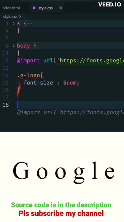 Google logo using html css. - YouTube