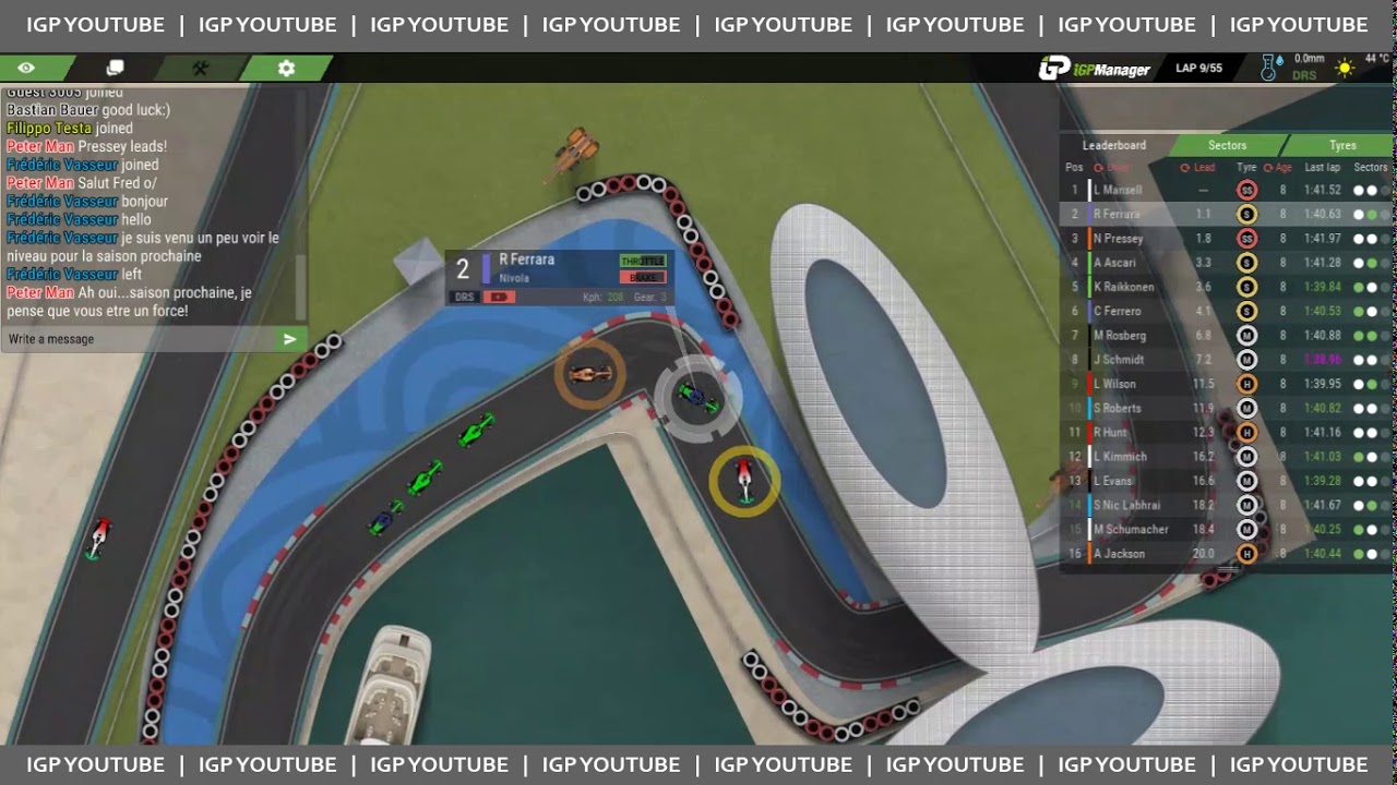 iGP Manager | S6. Round 17: Abu Dhabi | Managers and Drivers ...