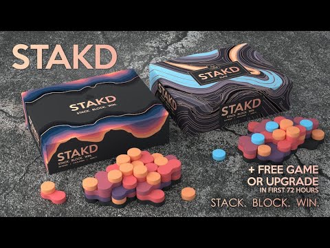 Now on Kickstarter: Stakd: Stack Your Pieces. Block Their Moves. Win ...