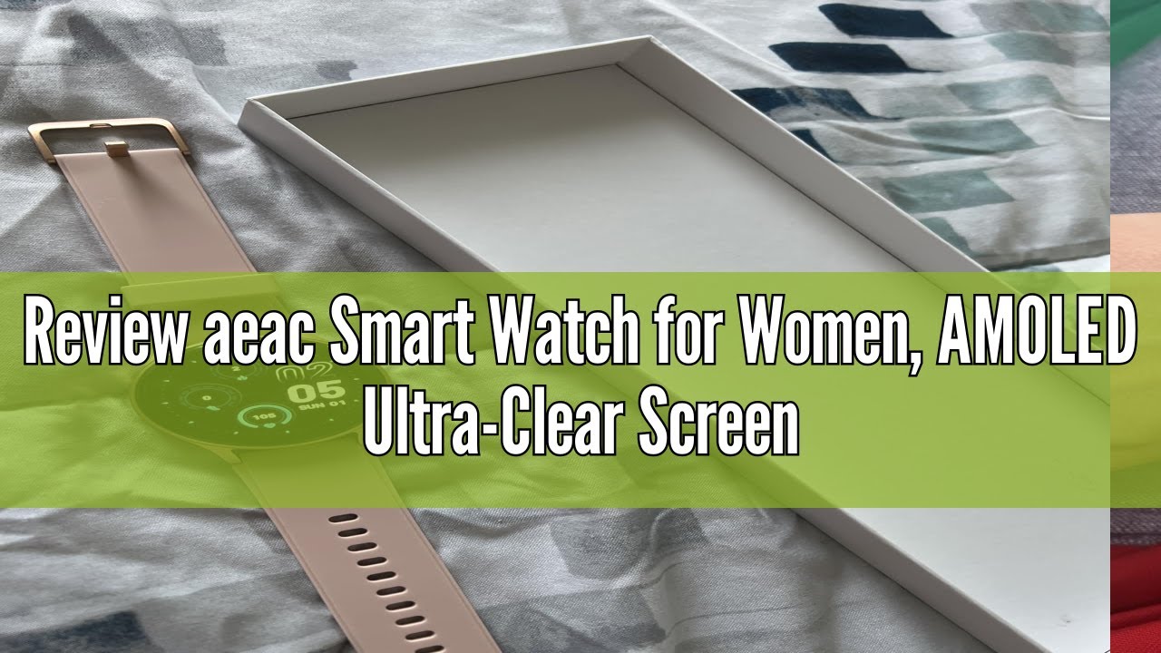 Review aeac Smart Watch for Women, AMOLED Ultra-Clear Screen Activity ...