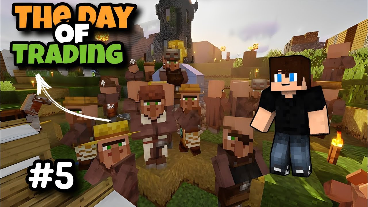 The Day of trading | Minecraft | BOSS gaming #trending #minecraft - YouTube