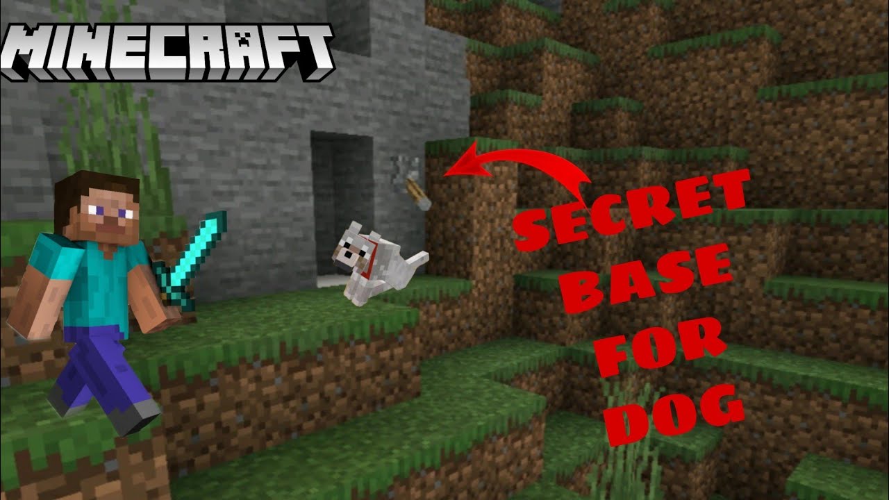 The best secret base for my dog #minecraft #shorts - YouTube