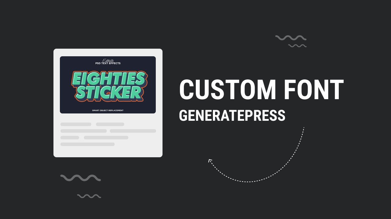 Custom Font - Cara Ganti Font di GeneratePress - YouTube