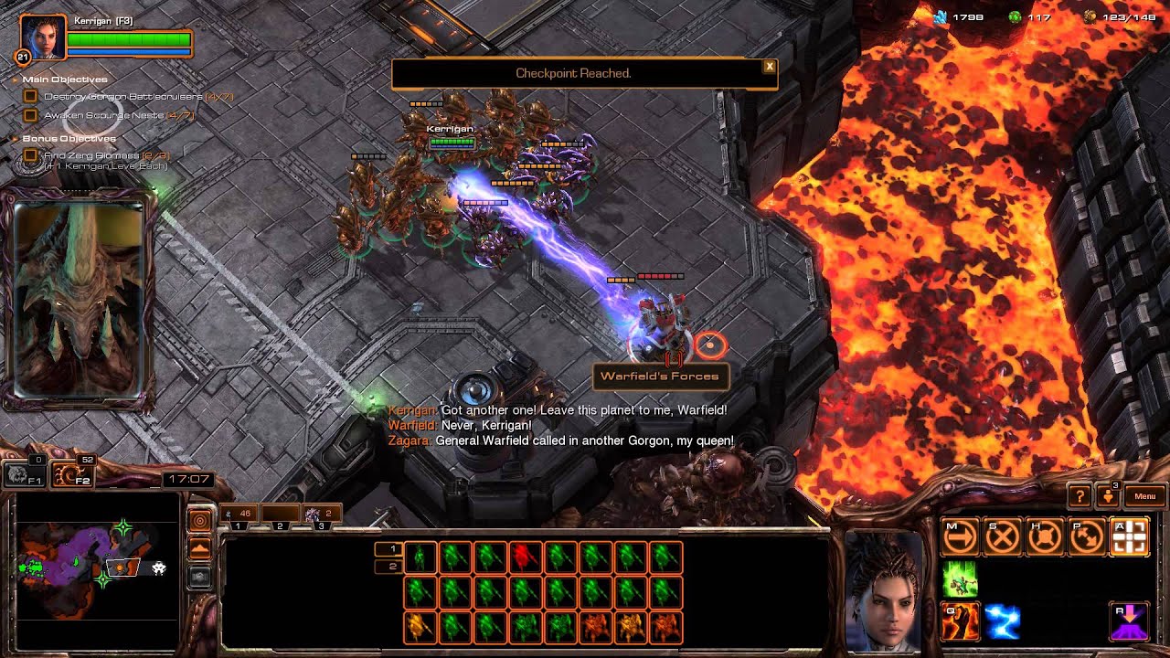 Fire in the Sky Brutal Walkthrough - Starcraft 2: Heart of the Swarm ...