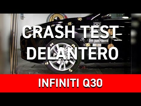 Crash Test Delantero Infiniti Q30 - YouTube