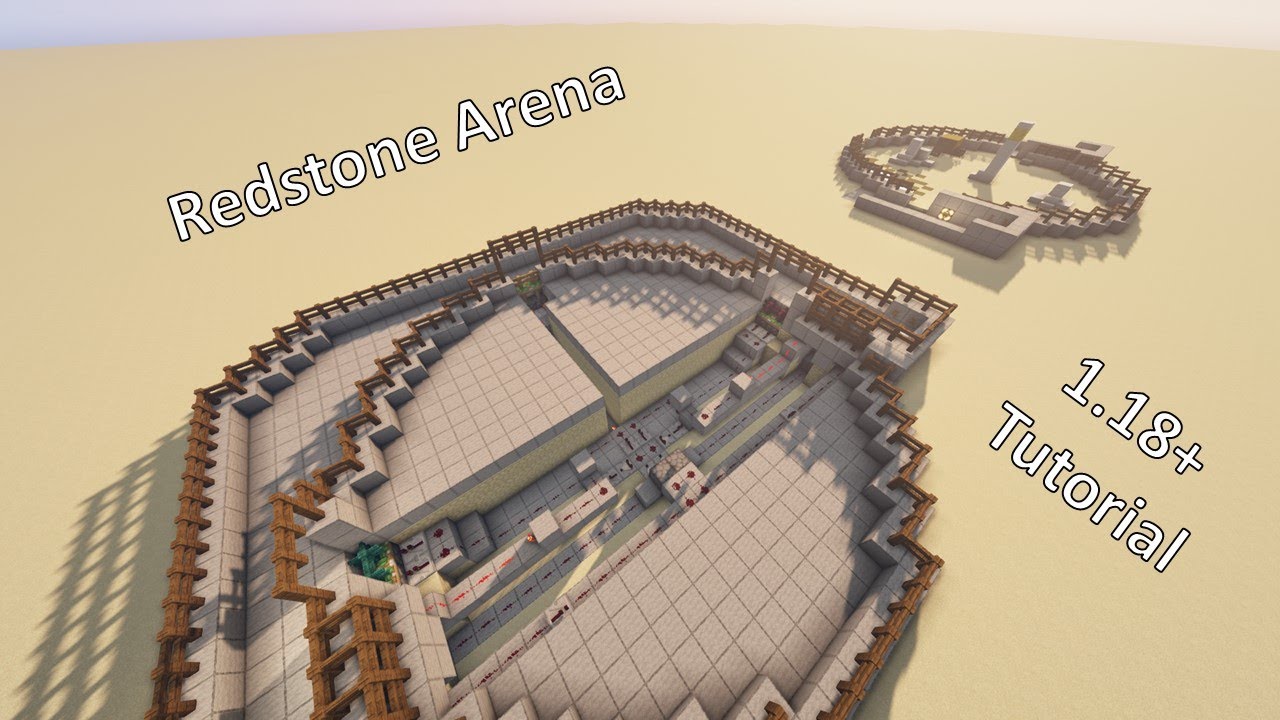 Minecraft Redstone Arena Tutorial - YouTube