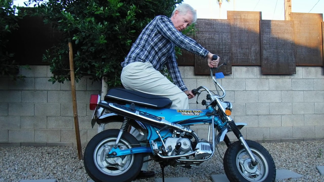Rivera blue honda ct70 - YouTube
