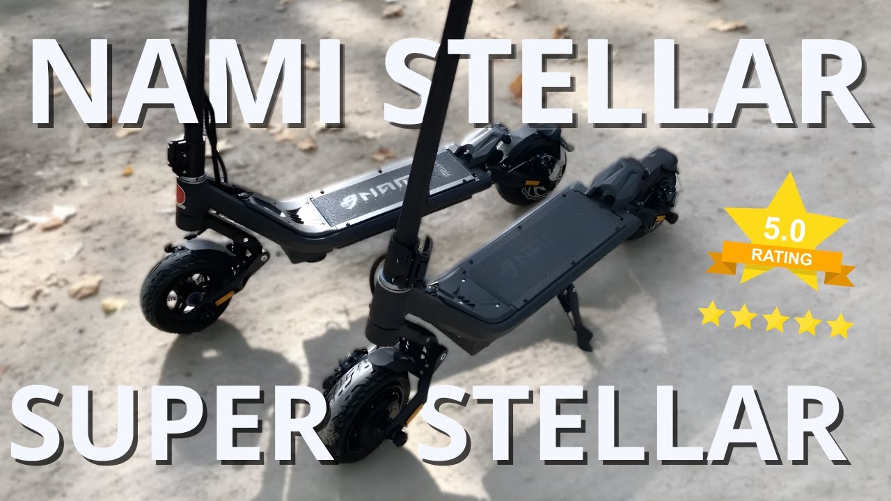TEST Trottinette electrique Puissante & Compacte NAMI STELLAR ...