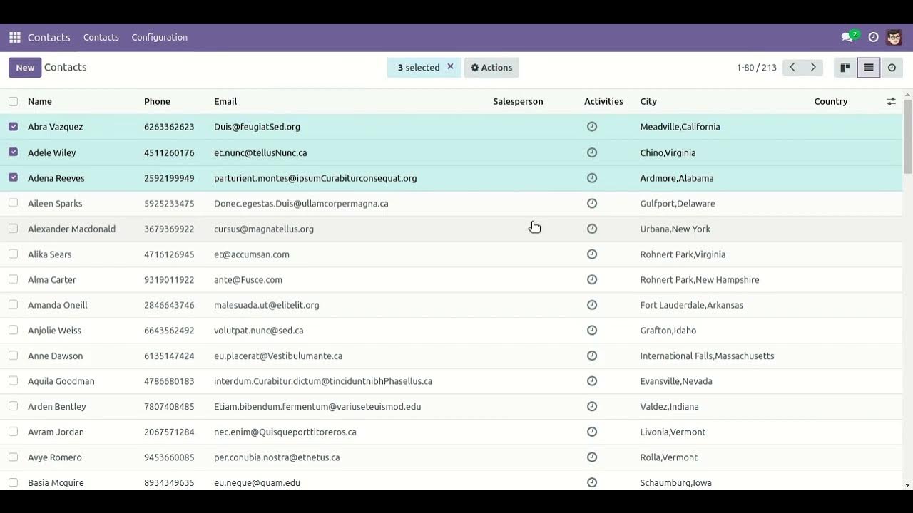 Import VCF File Odoo, Export VCF File Odoo, Import Contacts Odoo, Export Contact Odoo V17 - YouTube