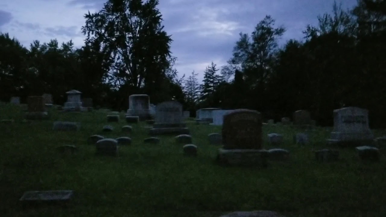 midnight ride through Park View Cemetery - YouTube