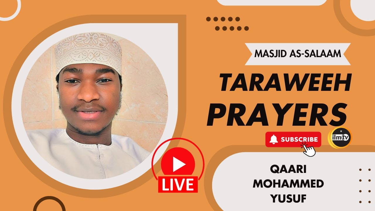 TARAWEEH DAY 9 | Imam Mohammed Yusuf | Masjid As-salaam | RAMADHAN 2024 ...
