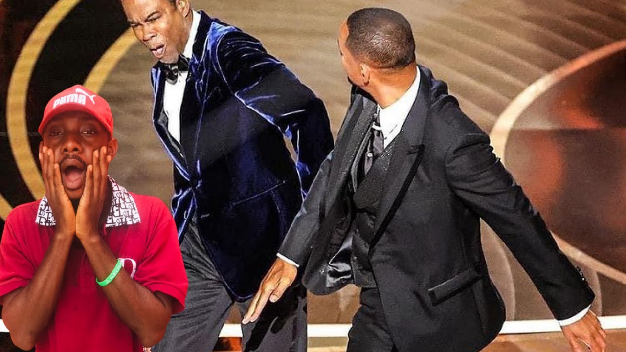 WILL SMITH SL@PPED CHRIS ROCK AT THE OSCARS #WILLSMITH #CHRISROCK # ...
