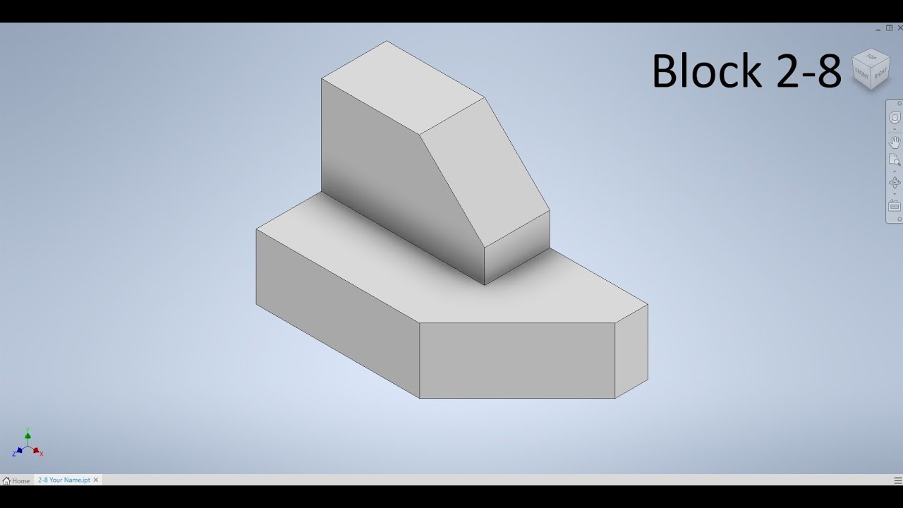 Inventor Block 2-8 - YouTube