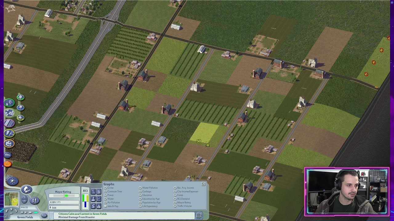 Simcity 4 Farm Time! 1.17.21 - YouTube