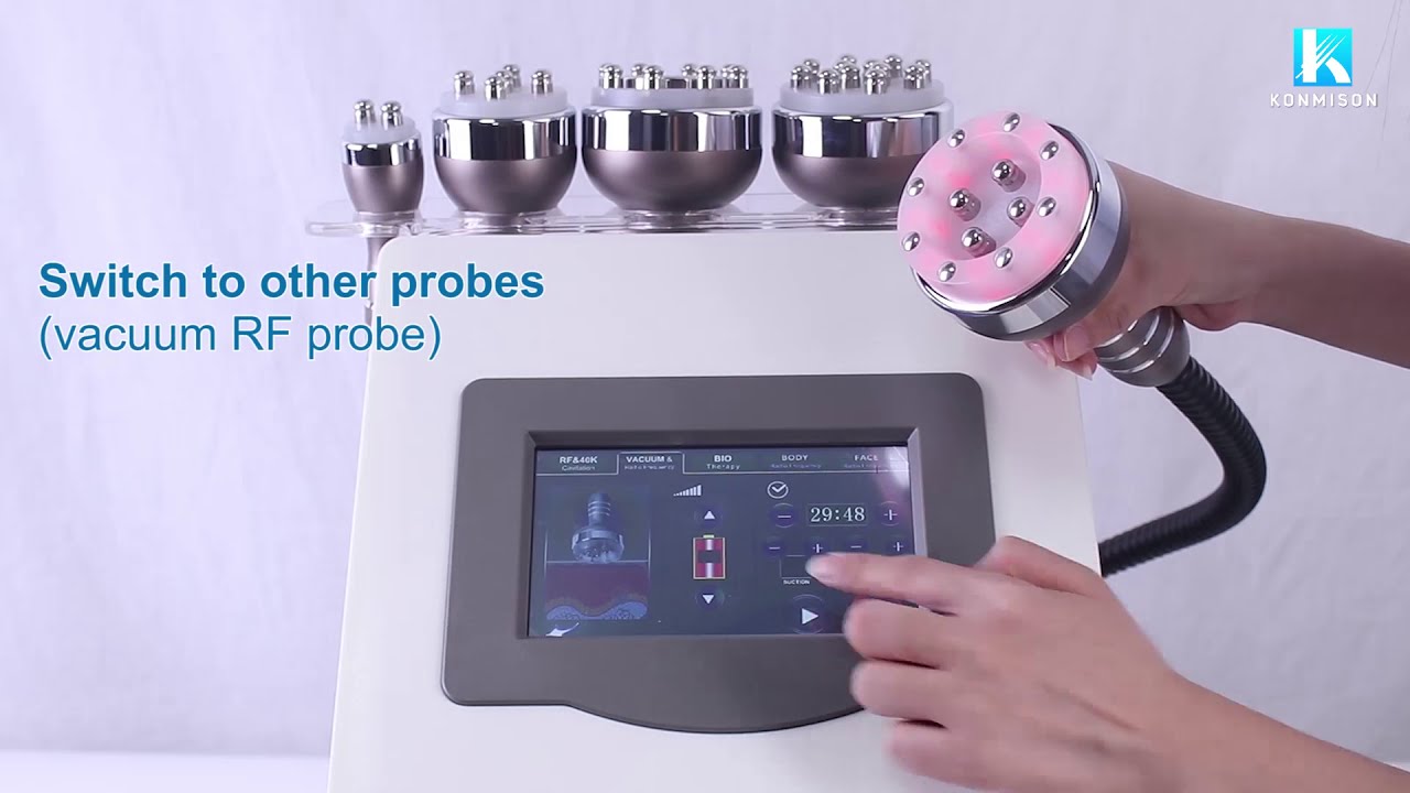 5 in 1 RF Cavitation Vacuum Body Slimming Machine JF657 - YouTube