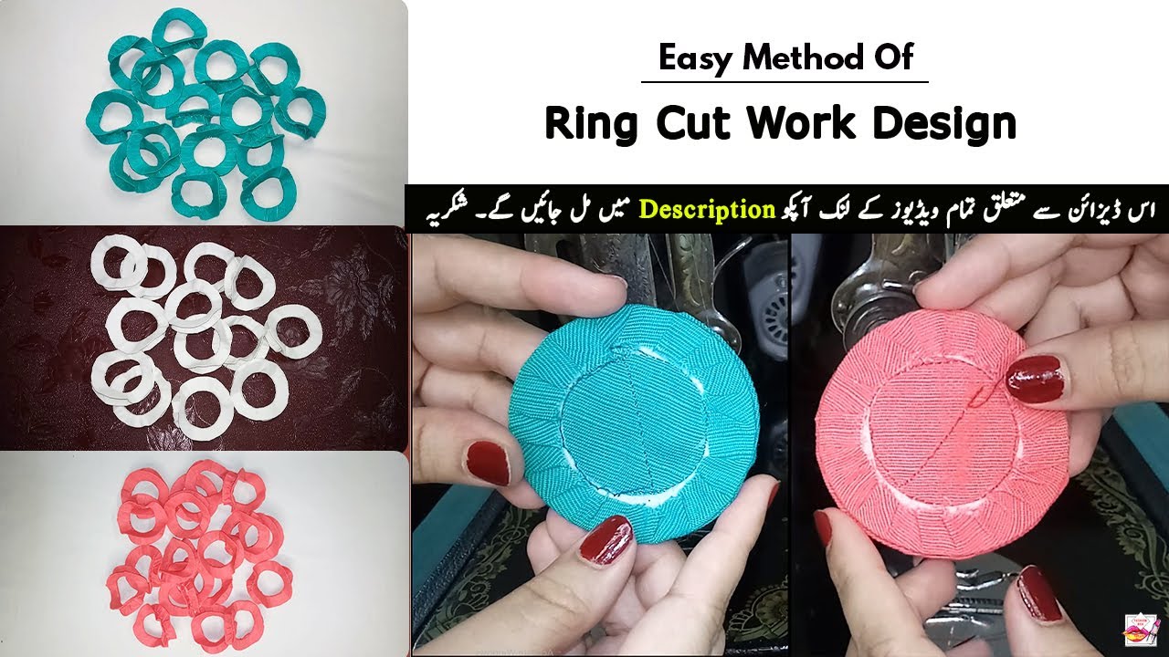 How To Make Fabric Rings Cutting & Stitching | Easy Method Of Fabric ...