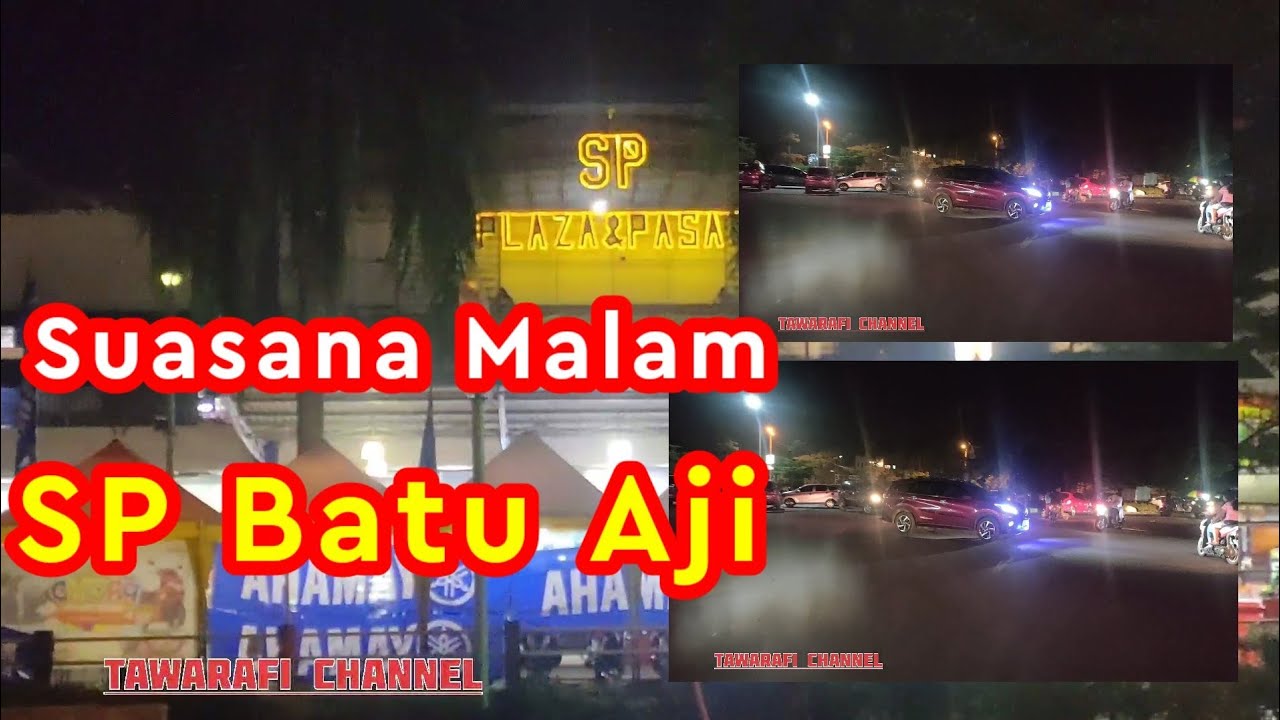 Suasana Malam Di Alun Alun Sp Batu Aji Batam Youtube