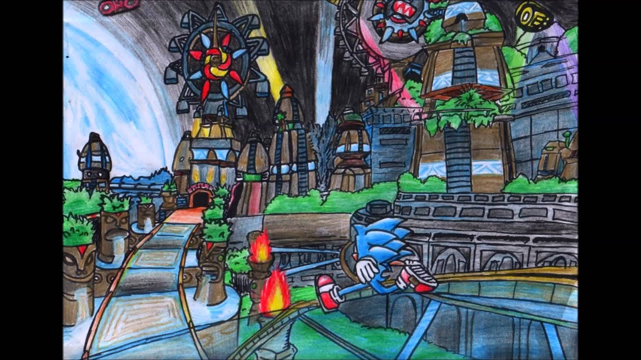 Sonic Generations Color Porting - Tropical Resort HUB World MashUp ...