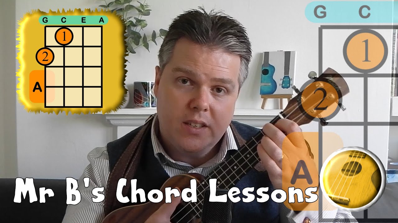 How to play the A chord | Mr B's Ukulele Channel - YouTube