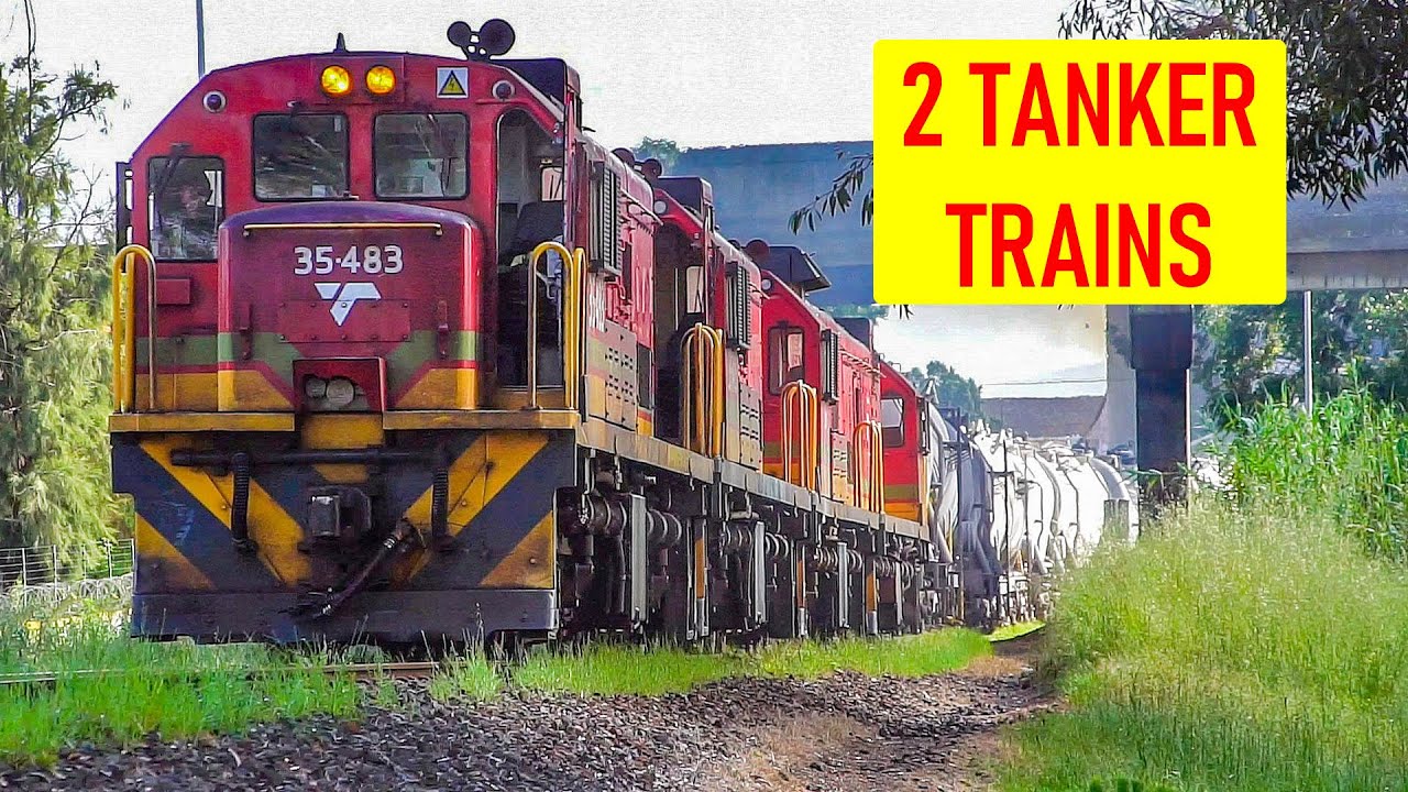 2 Transnet Tanker Trains in 6 Minutes | Trains South Africa - YouTube