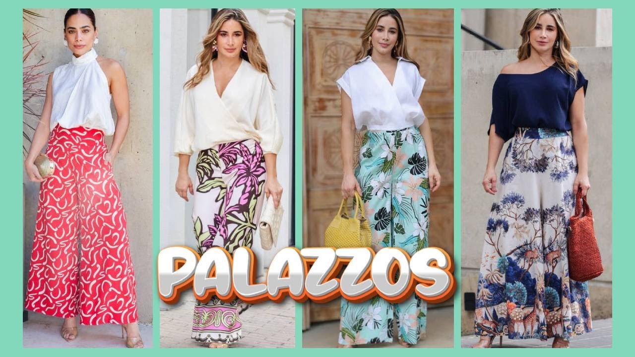 PANTALONES PALAZZO ESTAMPADOS: ELEGANCIA Y COMODIDAD QUE CONQUISTAN ...