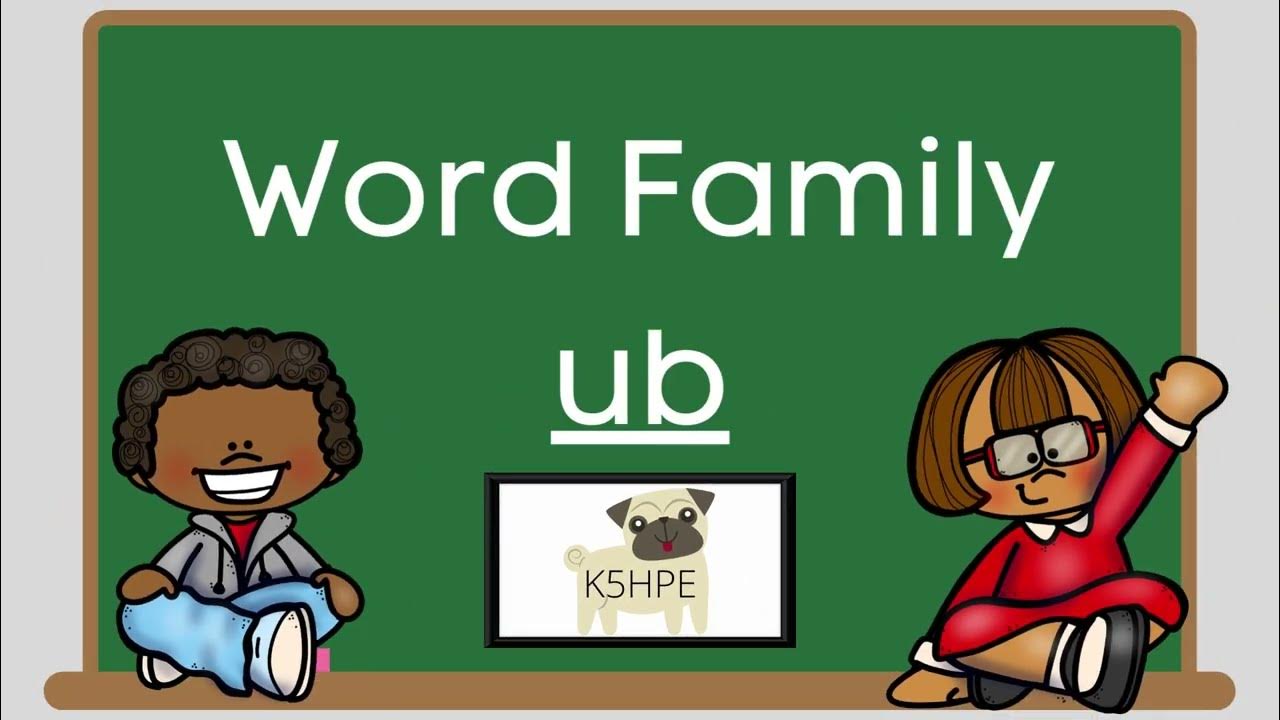 Word Family Ub, Phonics, Phonograms, Reading, Virtual School, Online ...