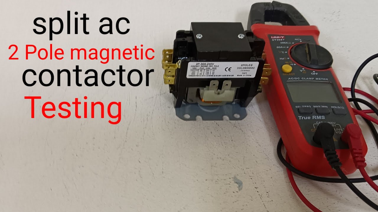 How to test 2 Pole magnetic contactor. কিভাবে magnetic contactor চেক ...