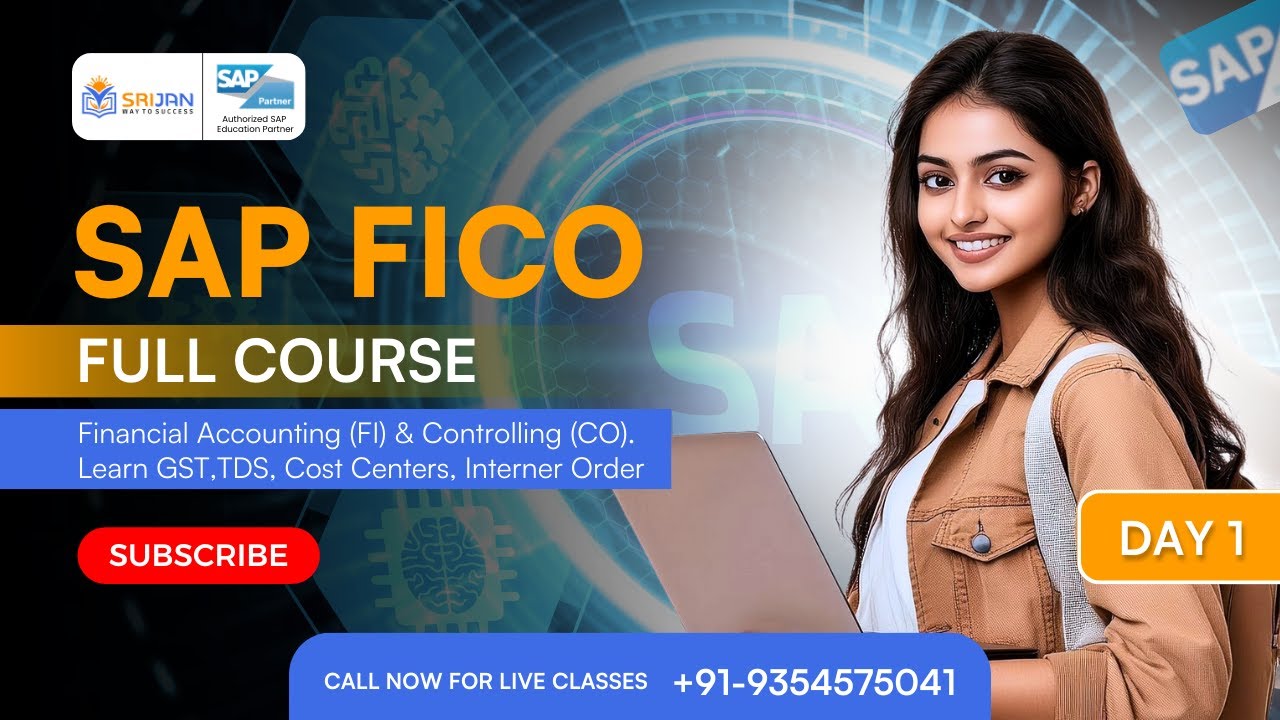 SAP FICO FOR BEGINNERS | FULL COURSE | DAY 1 - YouTube