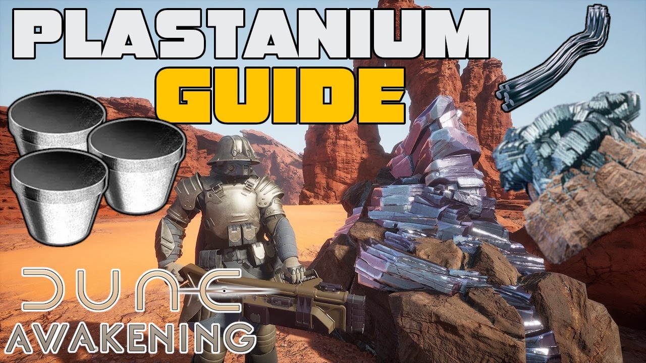 How To Craft Plastanium Bars in Dune Awakeing! Farm RISK FREE ...