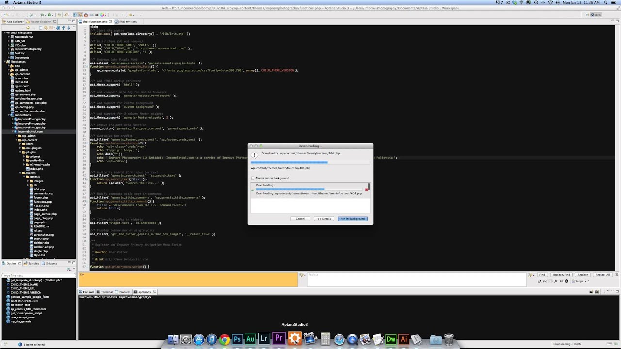 How to Add Your Logo to the Genesis Sample Theme - YouTube