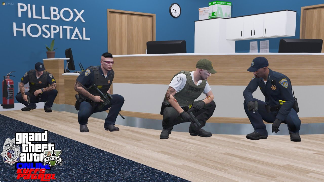 GTA 5 Roleplay - Hostage Situation At Pillbox Hill Hospital - YouTube