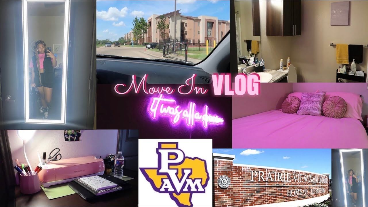 PRAIRIE VIEW A&M UNIVERSITY MOVE IN VLOG| UNIVERSITY VIEW 2022 💛💜 # ...