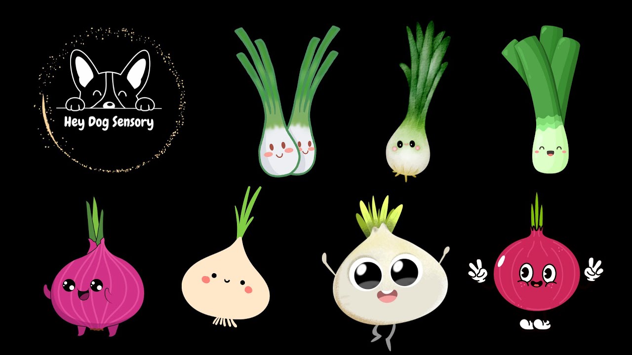 Onion Dance Party! - Scallion Dance - Fun Dance Animation with Music ...