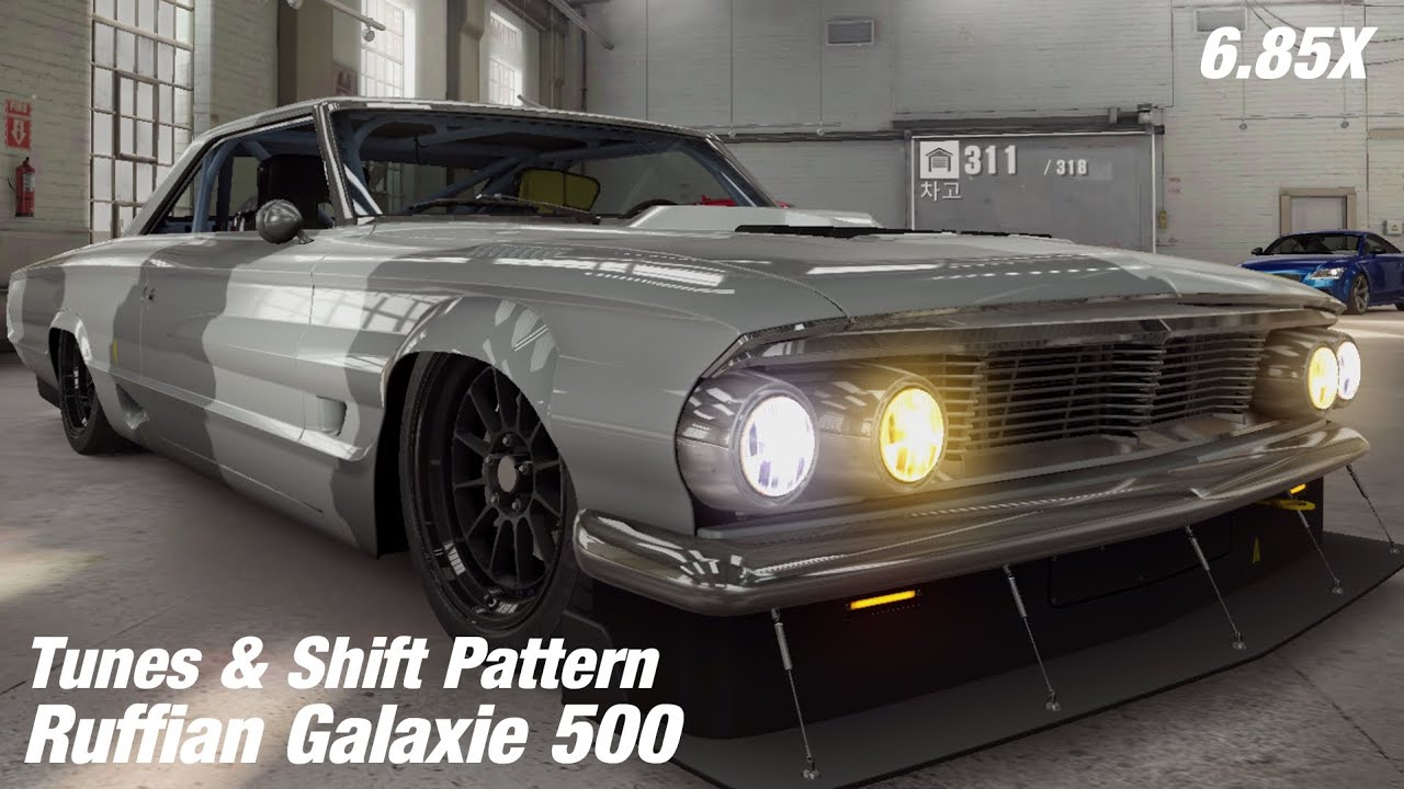 CSR2 | Ruffian Galaxie 500 • tune & shift pattern • 6.85X - YouTube