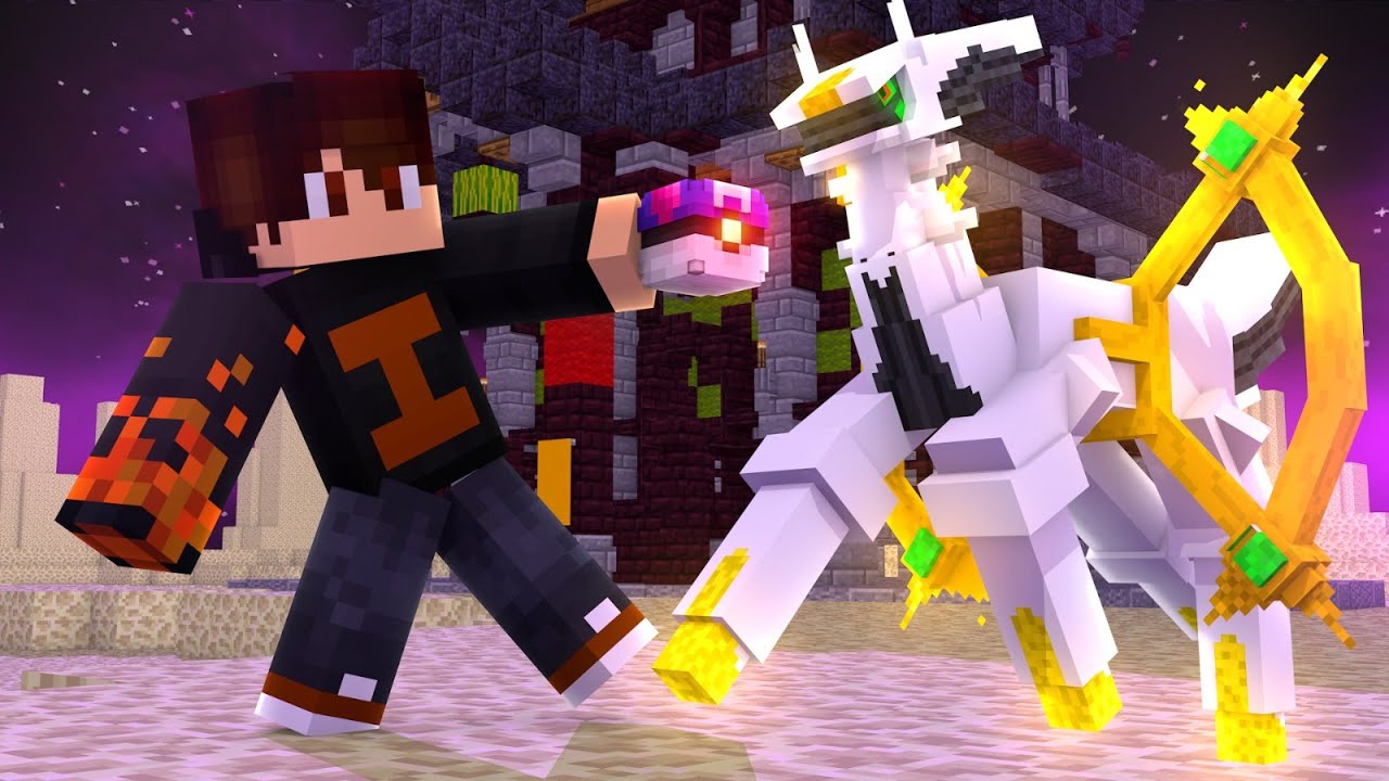 FOI ASSIM QUE CAPTUREI O ARCEUS 𝗡𝗢 COBBLEMON MINECRAFT !! ‹ Ine › - YouTube